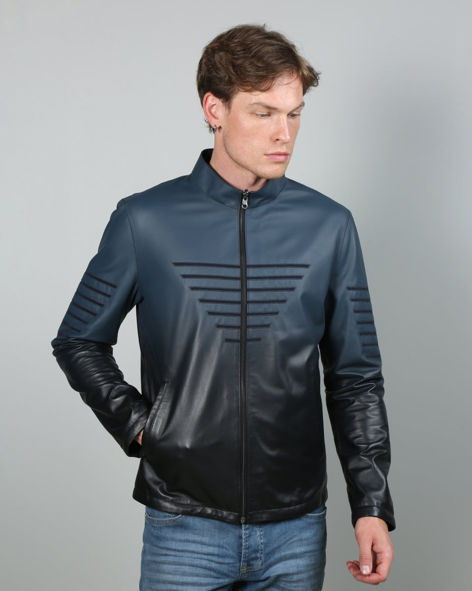 Aryan Men Leather Jacket – Barya Leather
