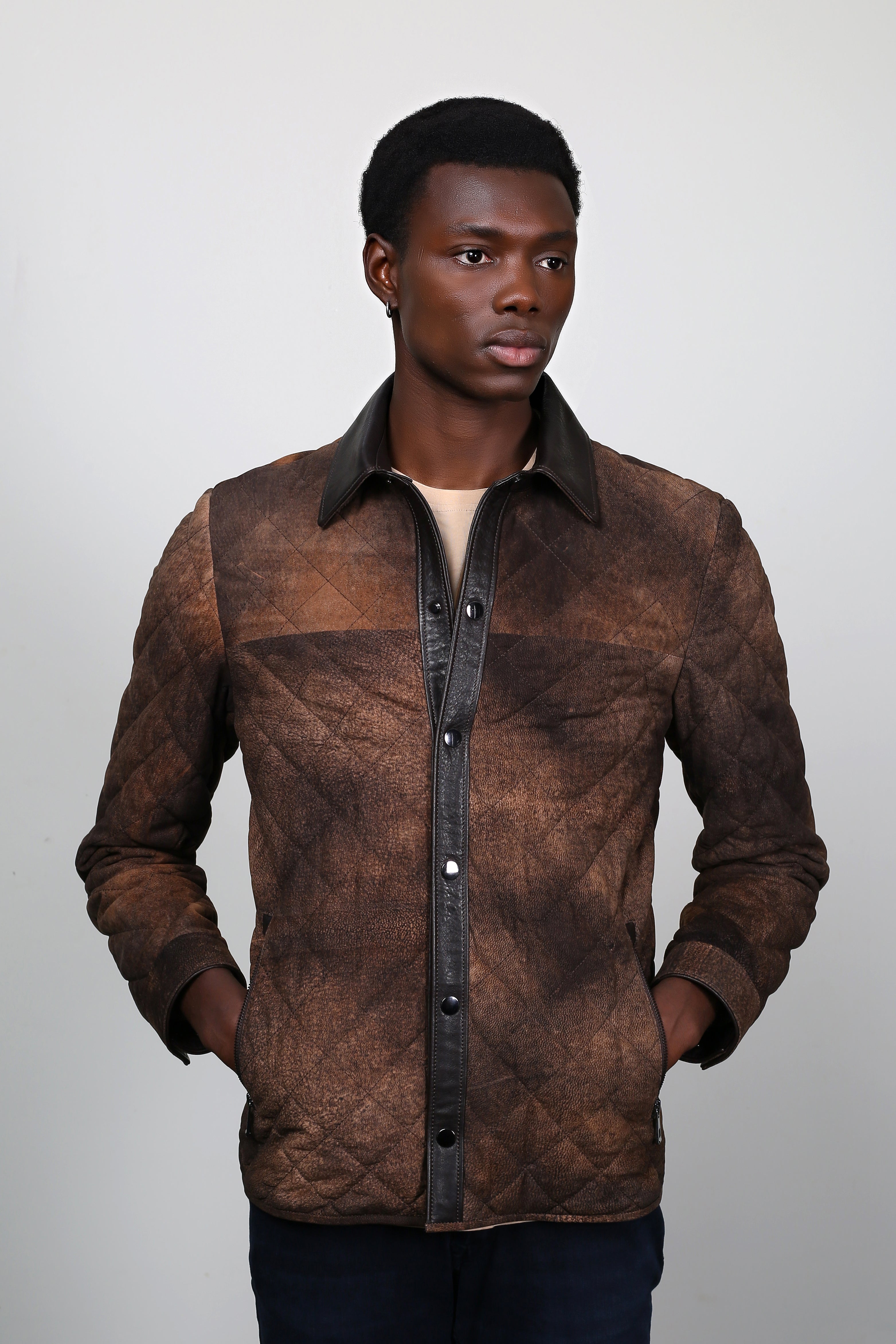 Shadow Crest Leather Jacket – Barya Leather
