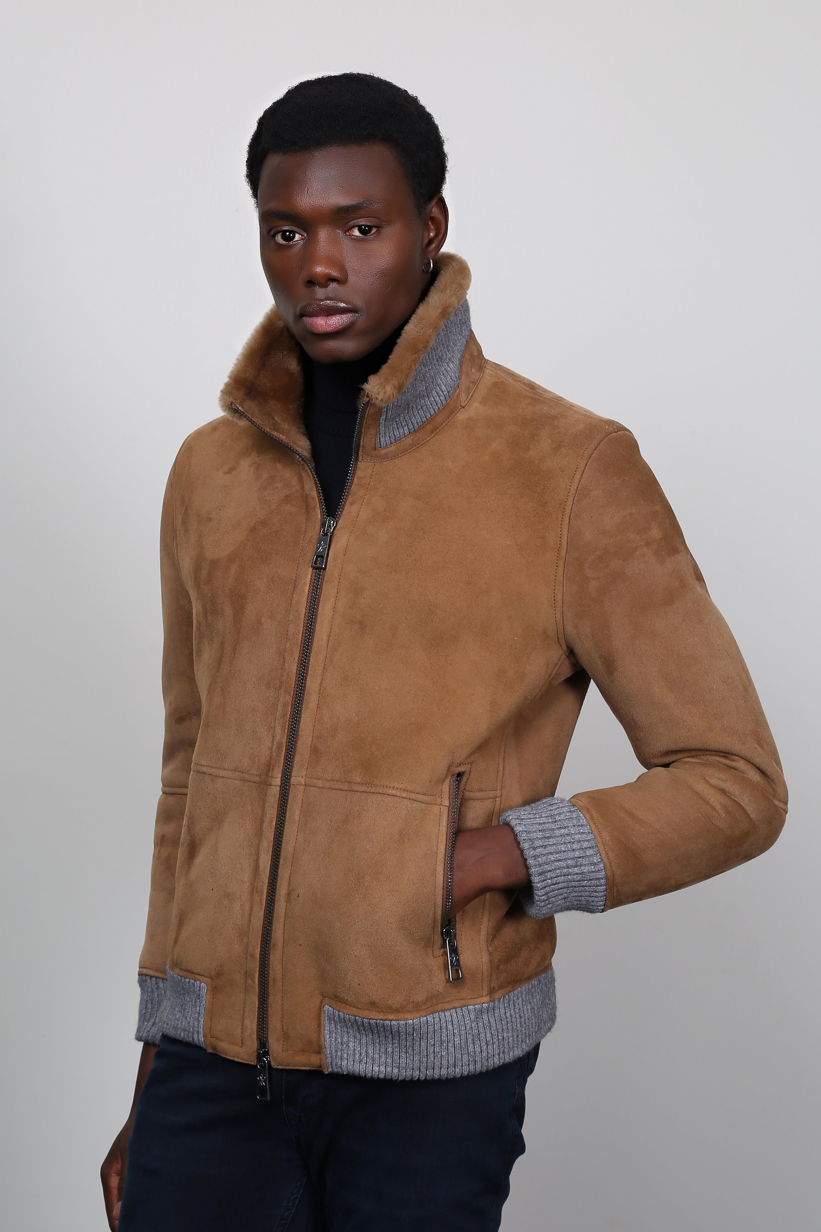 Sierra Luxe Shearling Jacket – Barya Leather