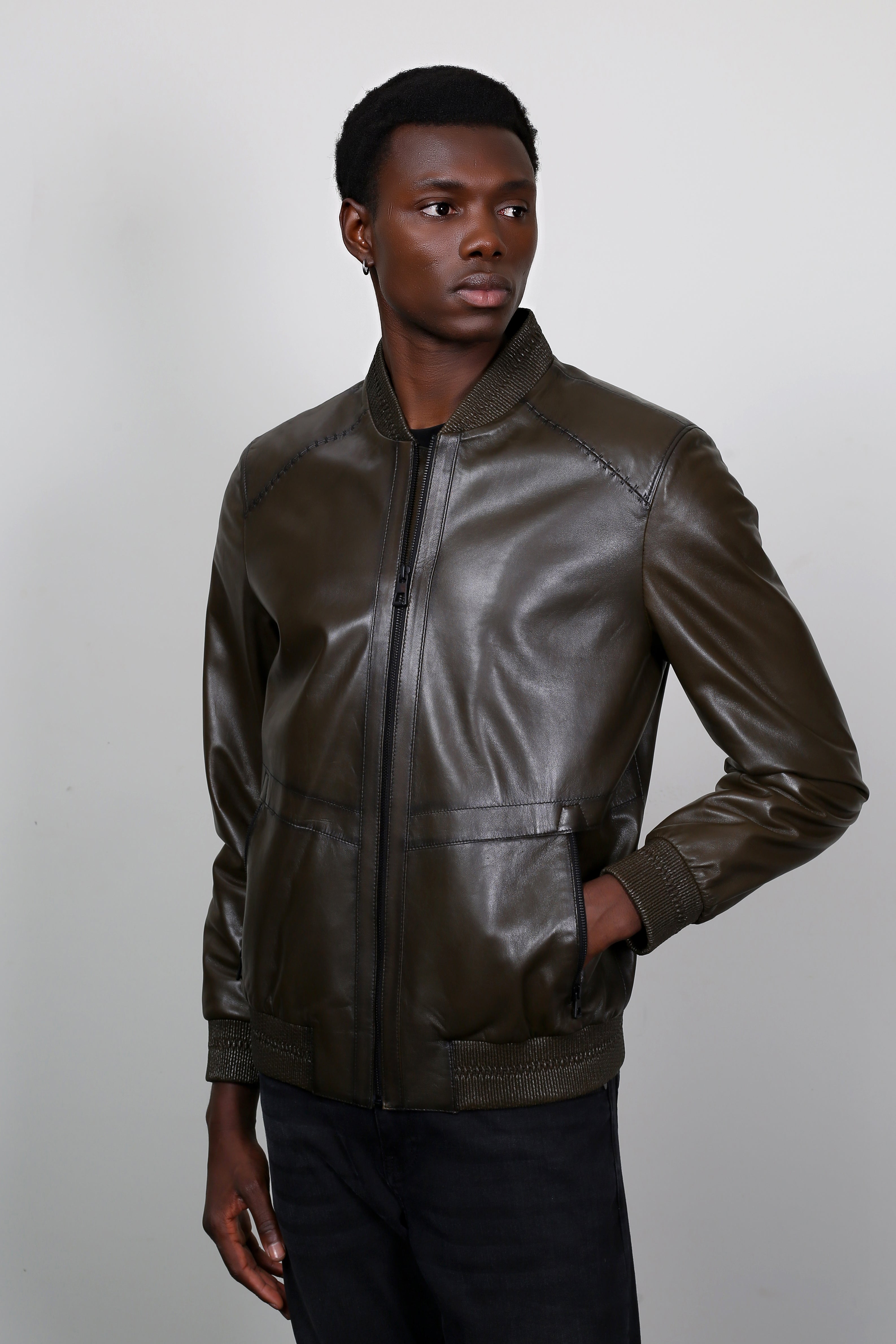 Forest Ember Leather Jacket – Barya Leather